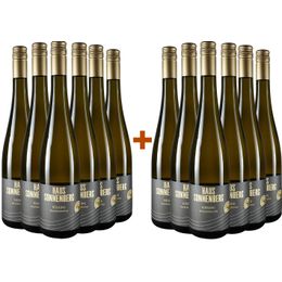 Weingut Sonnenberg Speeter 6+6 Paket Feuerm&auml;nnchen Riesling 2022 Trocken - Pfalz &ndash; Probierpaket Sp&auml;tlese