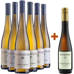 Weinrieder 6+1 Geschenk-Paket - Verschiedene Regionen &ndash; Probierpaket Diverse