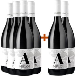 Amandum 4+2 Paket Friuli Isonzo Merlot 2017 Trocken - Friaul &ndash; Probierpaket DOC