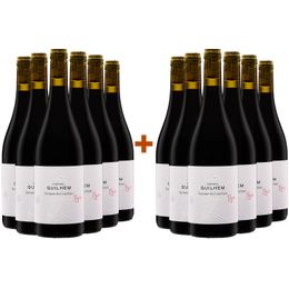 Ch&acirc;teau Guilhem 6+6 "Terrasses du Couchant" Malep&egrave;re Rouge 2021 Trocken - Languedoc &ndash; Probierpaket AOP