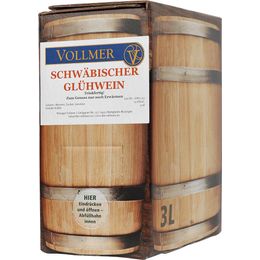 Weingut Roland Vollmer Schw&auml;bischer rot 3L Bag-in-Box Weinschlauch 3,0 L - W&uuml;rttemberg &ndash; Gl&uuml;hwein Winzergl&uuml;hwein