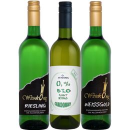 Weinkellerei Weink&ouml;nig 3er Wei&szlig;wein - Keine Region angegeben &ndash; Probierpaket Entalkoholisierter Wein