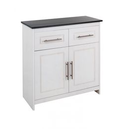 Schuhkommode Home Affaire, B:84cm H:85cm T:37cm, wei&szlig;, FSC-zertifiziertes Massivholz, Sideboards, "Lukas, Kommode, Mehrzweckkommode", aus massiver