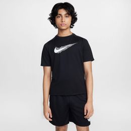 Nike Kinder T-Shirt "B NK DF MULTI SS TOP HBR"schwarz, weiß, Gr. L, Obermaterial: 100% Polyester, Shirts