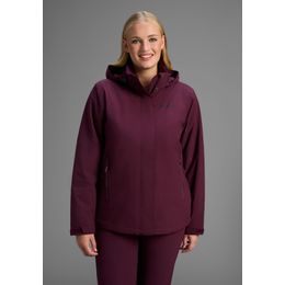 Maier Sports Damen Allwetterjacke "DA-JACKE MTEX EL. METORTHERMREC W"rich soil, Gr. 36, Obermaterial: 100% Polyester, Jacken, Wasser- & Winddicht &