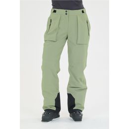 SLOPE Damen Skihose "Killy", gr&uuml;n, Gr. XL, unifarben, 100% Polyester, Hosen, mit wasserabweisender Membran und Wohlf&uuml;hlklima
