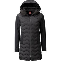 LPO Damen Winterjacke "Luna", schwarz, Gr. 48, Web, 95% Polyester, 5% Elasthan, Jacken, auch in Gro&szlig;en Gr&ouml;&szlig;en