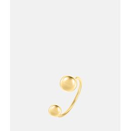 Damen Fingerring "Schmuck Geschenk Steel Ball Ring", 54, Edelstahl, 2mm, gold, Liebeskind Berlin, Edelstahl, Fingerringe