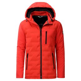 Winterjacke LPO "Justin", Herren, Gr. M, high risk rot, 100% Polyester, regular fit, Jacken Winterjacke, auch in Gro&szlig;en Gr&ouml;&szlig;en