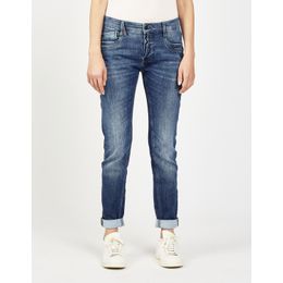 Gang Damen Relax-fit-Jeans "Gang Jeans Relaxed Fit 94GERDA"denim blau, Gr. 33, Denim/Jeans, 79% Baumwolle, 20% Polyester, 1% Elasthan, Jeans