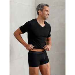 Schiesser Herren Panty, Gr. 7, schwarz, 95% Baumwolle, 5% Elasthan, Unterhosen