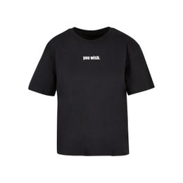 MISS TEE Damen T-Shirt "Miss Tee You Wish Tee"schwarz, Gr. S, bedruckt, 100% Baumwolle, Shirts