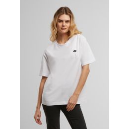 MISS TEE Damen T-Shirt "Miss Tee Love In The Air EMB Tee"wei&szlig;, Gr. M, 100% Baumwolle, Shirts
