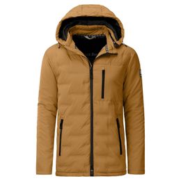 Winterjacke LPO "Justin", Herren, Gr. S, bone braun, 100% Polyester, regular fit, Jacken Winterjacke, auch in Gro&szlig;en Gr&ouml;&szlig;en