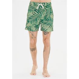 CRUZ Herren Badeshorts "Toby", gr&uuml;n, Gr. M, bedruckt, mehrfarbig, Elasthan, Polyester, Badehosen, im l&auml;ssigen Print-Design