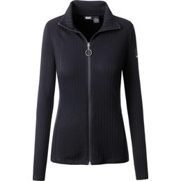 LPO Damen Trainingsjacke "Darleen II", schwarz, Gr. 40, Web, 93% Viskose, 7% Elasthan, Jacken, besonders weicher Griff