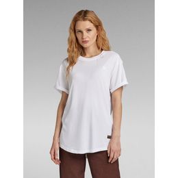 G-Star Raw G-STAR Damen T-Shirt "Lash Fem Loose Top"weiß, Gr. L, Obermaterial: 100% Baumwolle, Shirts