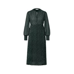 Tchibo - Gepunktetes Midikleid - Damen - Gr. 40 - dunkelgr&uuml;n/gepunktet