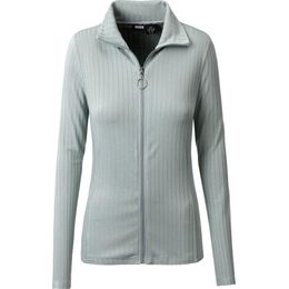 LPO Damen Trainingsjacke "Darleen II"gr&uuml;n, Gr. 46, 93% Viskose, 7% Elasthan, Jacken, besonders weicher Griff