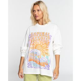 T-Shirt Billabong "Long Mystic", Damen, Gr. S, wei&szlig;, Obermaterial: 100% Walkfrottier;, Shirts T-Shirt
