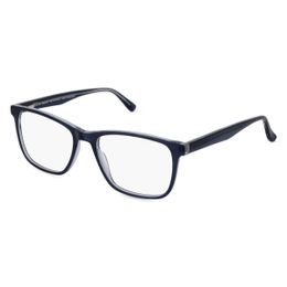Fielmann ABC 075 FLEX CL Brille Herren | Fassung: Vollrand, Quadratisch, Blau Kristall