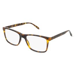 Fielmann ABC 076 CL Brille Herren | Fassung: Vollrand, Quadratisch, Havanna Dunkel