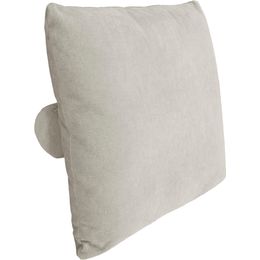Dekokissen DIE PLANBAR "MP-IN24031", santos wei&szlig;, unifarben, B:70cm H:60cm L:25cm, Kissen: 100% Polyester, Dekokissen_Sitzkissen_Kissenh&uuml;llen, Kissen zum komfortabel Sitzen und entspannt Loungen