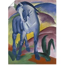Wandbild Artland "Blaues Pferd I. 1911.", bunt (farbe bild(er): bunt), B:60cm H:80cm, Bilder, als Leinwandbild, Poster in verschied. Gr&ouml;&szlig;en