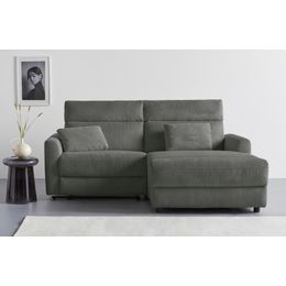 Ecksofa OTTO HOME, B:209cm H:100,5cm T:163cmanthrazit, 90% POLYESTER, 10% NYLON, Wohnzimmer, Sofas, "JENNA L-Form, 209cm - OTTO. Verl&auml;ssliche