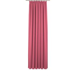 Vorhang Adam "Uni Collection", pink, B:142cm H:195cm, Jacquard, Baumwolle (Bio-Baumwolle), Gardinen, aus 100% Bio-Baumwolle, Ma&szlig;anfertigung