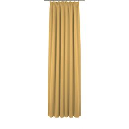 Vorhang Adam "Uni Collection", gelb, B:142cm H:195cm, Baumwolle (Bio-Baumwolle), Gardinen, aus 100% Bio-Baumwolle, Ma&szlig;anfertigung
