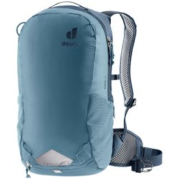 Fahrradrucksack Deuter "RACE 12", blau (atlantic, ink), Rucks&auml;cke, Damen, Obermaterial: 100% Polyamid, f&uuml;r Radtouren, 12 Liter Volumen, mit integrierter Regenh&uuml;lle