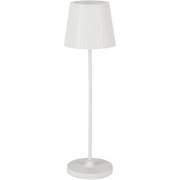Eglo Tischleuchte "CABOZO Tischlampe - Kunststoff - LED - 3,8W - IP44", wei&szlig;, 1, &Oslash; 11cm H: 37cm, 1 Stk., Leuchten, Solarleuchte, Au&szlig;entischleuchte, Akku, Leselampe, H37 x &Oslash;11 cm, Tischleuchte