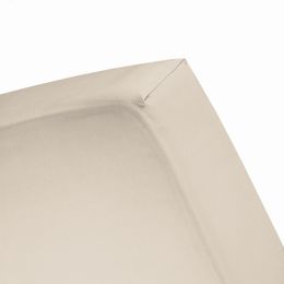 Spannbettlaken Cinderella "Cinderella Flanell, f&uuml;r Matratzen bis 30 cm H&ouml;he", lichtsand, B:100cm, Flanell, Obermaterial: 100% Baumwolle, Bettlaken, Spannbettlaken, f&uuml;r Matratzen bis 25 cm H&ouml;he
