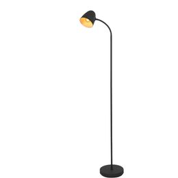 NOWA Stehlampe "JASON", schwarz, &Oslash; 20cm H: 145cm, 1 Stk., Leuchten, Stehlampe Wohnzimmer Schlafzimmer Flur Design-Leuchte, Stehlampe