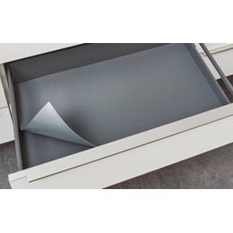 Schubladenmatte Nobilia, schiefergrau, B:52,8cm H:0,2cm T:47,3cm, Kunststoff, Schubladeneinsätze, Nobilia Zubehör, in vier verschiedenen Breiten
