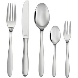 R&ouml;sle Besteck-Set R&Ouml;SLE "CULTURE", silber (silberfarben), 30 tlg., Edelstahl 18/10, Essbesteck-Sets, wahlweise hochgl&auml;nzend oder mattiert, sp&uuml;lmaschinengeeignet