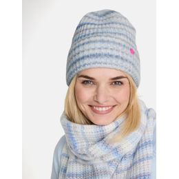 LIEBLINGSST&Uuml;CK Beanie LIEBLINGSST&Uuml;CK "Damen-Strickm&uuml;tze", Damen, Gr. onesize, 430, light blau, Wollmischung, M&uuml;tzen Beanie, 53% Polyacryl, 33% Nylon, 14% Wolle