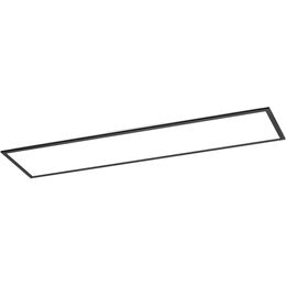 Eglo LED Deckenleuchte "MORADILLO-Z Deckenlampe - Stahl - LED - 34W - IP20", schwarz, 1, H: 6,1cm, 1 Stk., Leuchten, Wohzimmerlampe, Esszimmerlampe, Schlafzimmer, L119,5 x B29,5 x H6,1 cm, LED Deckenleuchte
