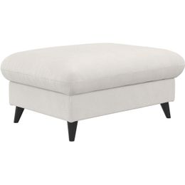 Hocker COTTAbianco, GEDECKTES RINDSLEDER, Wohnzimmer, Hocker, "Pike Hocker mit Stauraum", Stauraum