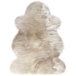 Fellteppich Heitmann Felle "Lammfell farbig - Premium Qualit&auml;t", beige (leinen), B:68cm H:70mm L:100cm, Lammfell, Teppiche, Fellteppich, echtes Austral. Lammfell, besonders dicht & weich, verschiedene Gr&ouml;&szlig;en