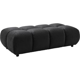 Polsterhocker Home Affaire, B:143cm H:41cm T:73cmschwarz, 100% Polyester, Hocker, "Cozy Bubble, mit eleganter Steppung, weich gepolstert, 143x73 cm",