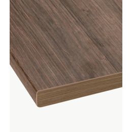 Wiho-K&uuml;chen Arbeitsplatte WIHO K&Uuml;CHEN "Flexi", braun (eiche tabak), B:90cm H:3,8cm T:60cm, Tischplatten, 38 mm stark