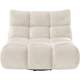 1,5-Sitzer Home Affaire, B:112cm H:85cm T:108cmwei&szlig;, 100% Polyester, Sofas, "Cozy Bubble, 360 drehbarer Sessel, Breite 107cm", mit eleganter
