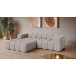 Ecksofa OTTO HOME, B:248cm H:72cm T:186cmcreme, 100% Polyester, Wohnzimmer, Sofas, "KALLIE L-Form, 248 cm - OTTO. Verl&auml;ssliche Qualit&auml;t.", Bubble