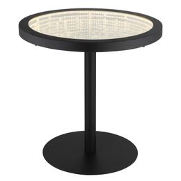 Globo LIGHTING Stehlampe "BRYON", schwarz matt, &Oslash; 50cm H: 47,5cm, 1 Stk., Leuchten, Stehlampe Wohnzimmer Schlafzimmer Flur Design-Leuchte, Stehlampe