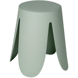 Badhocker Wenko, B:44,5cm H:46cm T:44,5cmgr&uuml;n, Hocker, "Comiso", belastbar bis 180 kg, mit rutschsicheren F&uuml;&szlig;en