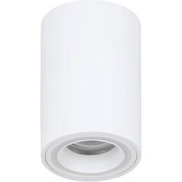 Eglo Aufbauleuchte "Carosso-Z Deckenlampe, ZigBee, App und Sprachsteuerung, dimmbar, Metal", wei&szlig;, 1, &Oslash; 8cm H: 12cm, 1 Stk., Leuchten, Aufbauleuchte - H12 x &Oslash;8 cm - wei&szlig; - 1X4,9W inkl.