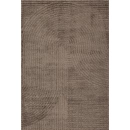 Teppich the carpet "Everest", braun, B:200cm H:14mm L:290cm, Polypropylen, Teppiche, Teppich, moderner Wohnzimmer Teppich hohe Flordichte