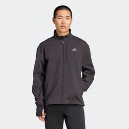 Laufjacke adidas Performance "OTR B WIN JKT", Herren, Gr. XXL, schwarz, Obermaterial: 93% Polyester, 7% Elasthan, Jacken